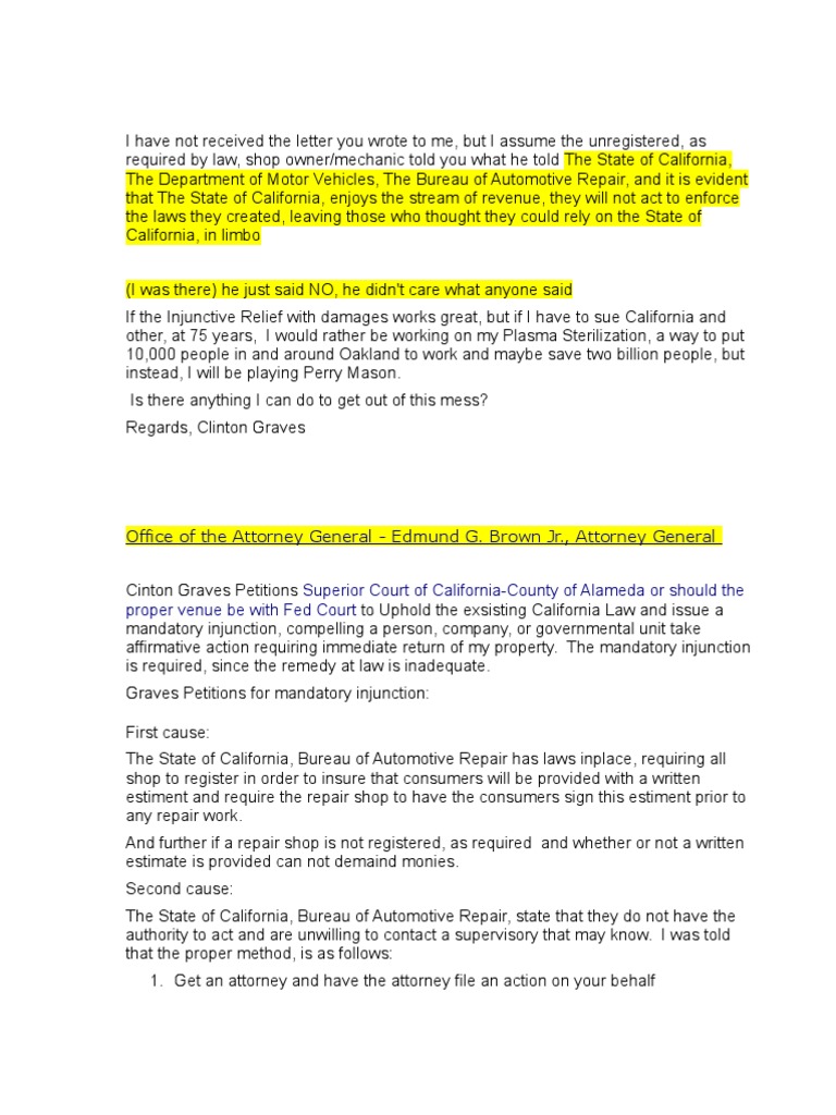 Injunctive Relief and Damages | PDF | Business