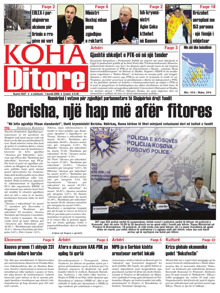Koha Ditore 01.07.2009