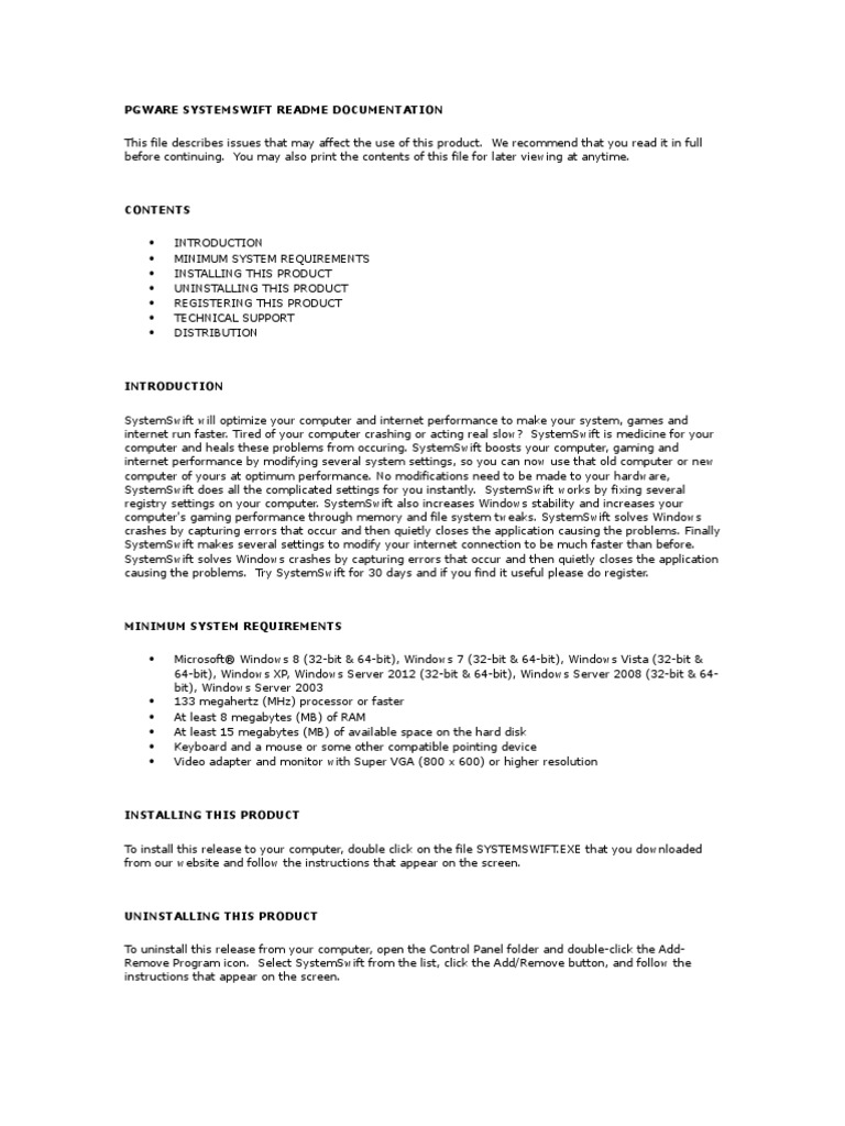 Read Me | PDF | Microsoft Windows | Computing Platforms