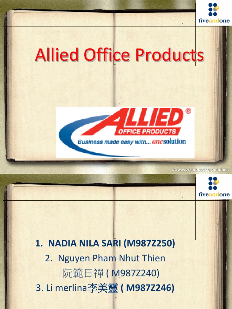 Allied Office | PDF | Warehouse | Inventory