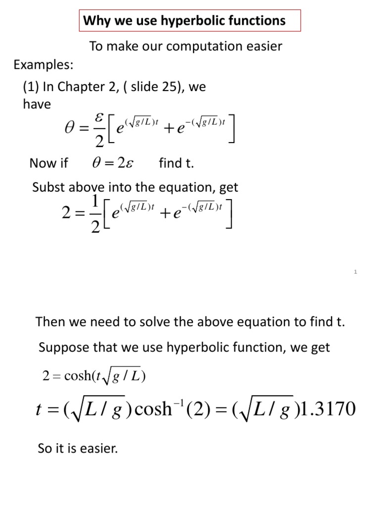 Why We Use Hyperbolic Functions: To Make Our Computation Easier ...