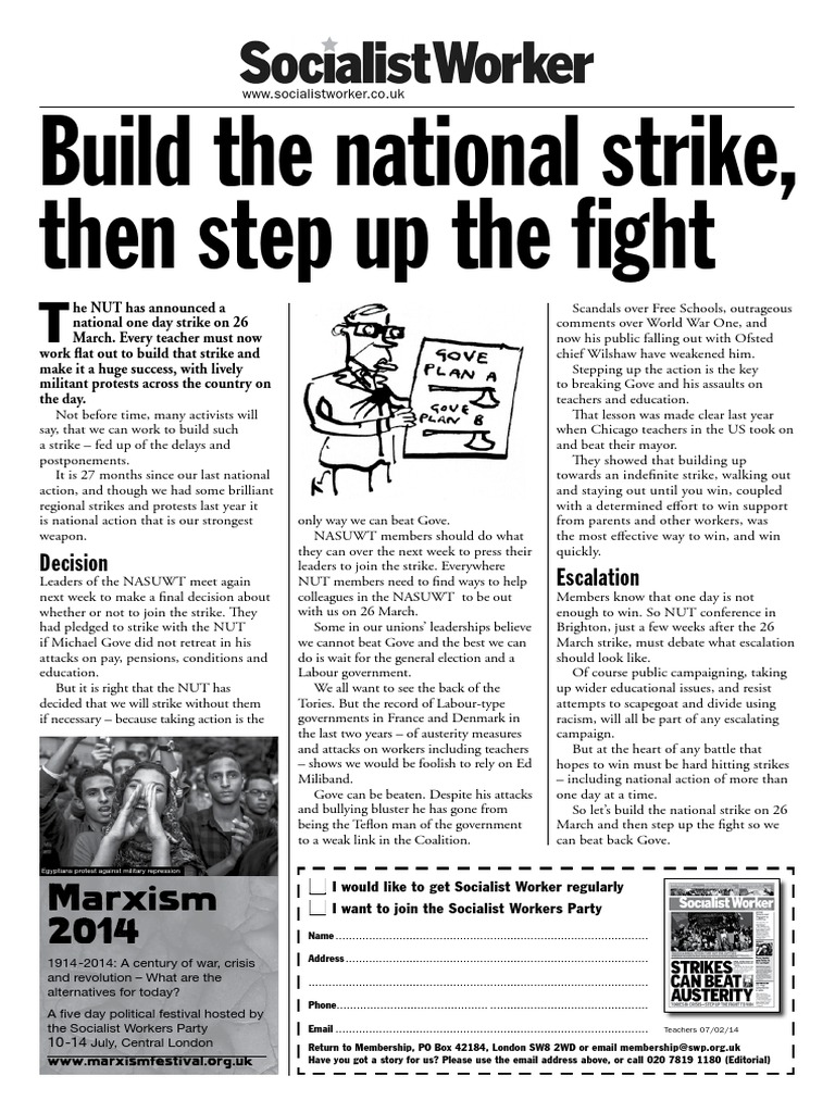 Build For The National Strikes II | PDF | Strike Action | Socialism