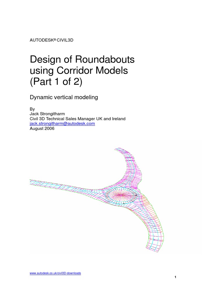 Roundabout Design - Part 1 | Technical Drawing | Lane