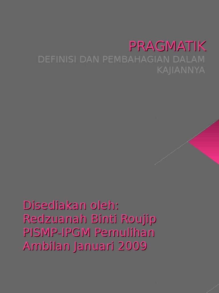 PRAGMATIK | PDF
