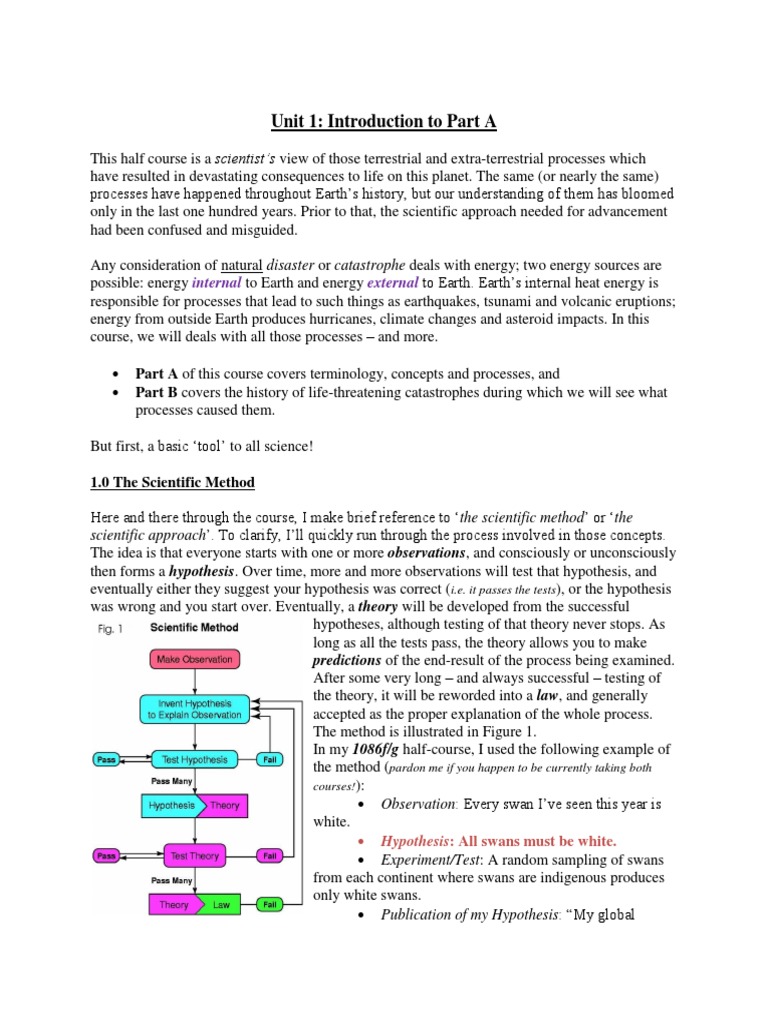 Unit 1: Introduction To Part A: Internal External | PDF | Scientific ...