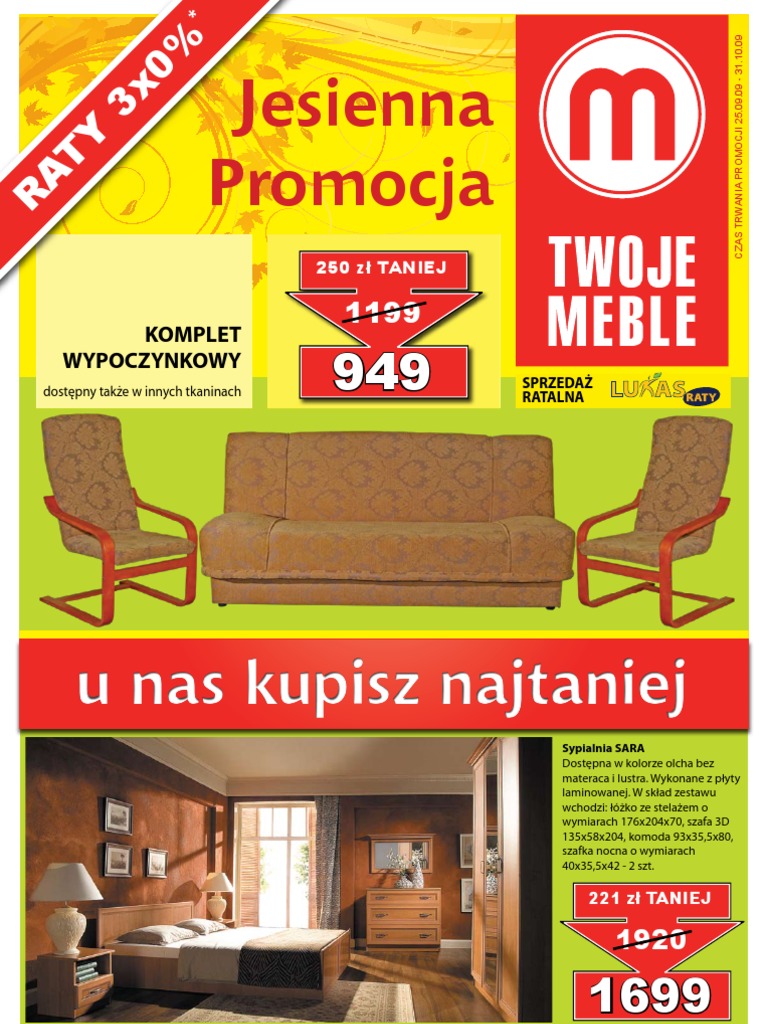 Twoje Meble - Promocja Jesienna 2009 | PDF