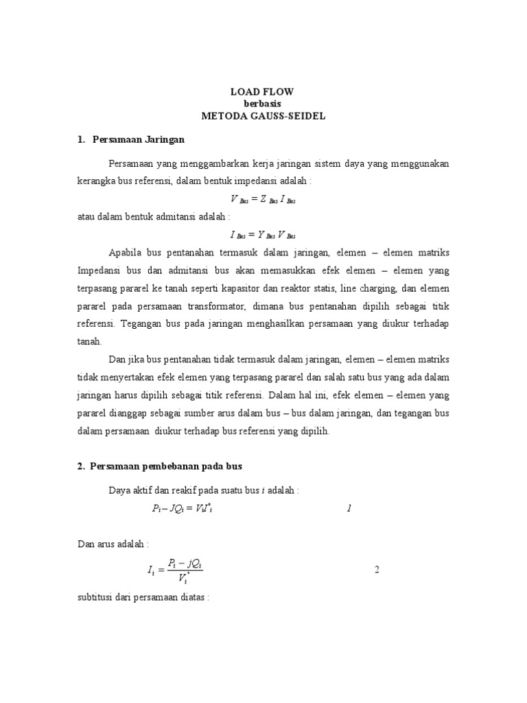 Matlab Loadflow | PDF