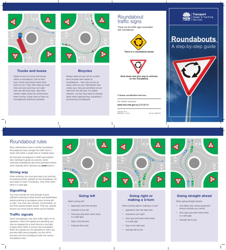Roundabouts Guide | PDF | Traffic | Traffic Light