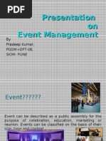 Event Management | PDF | Press Release | Mass Media