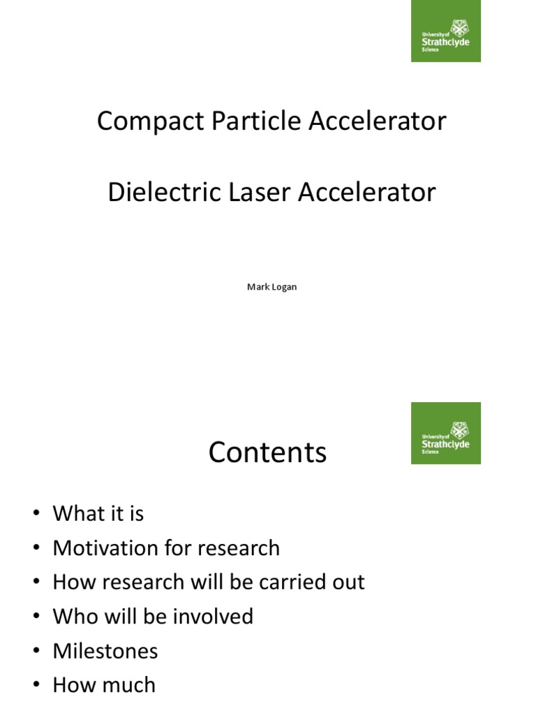 Compact Dielectric Laser Accelerator | PDF