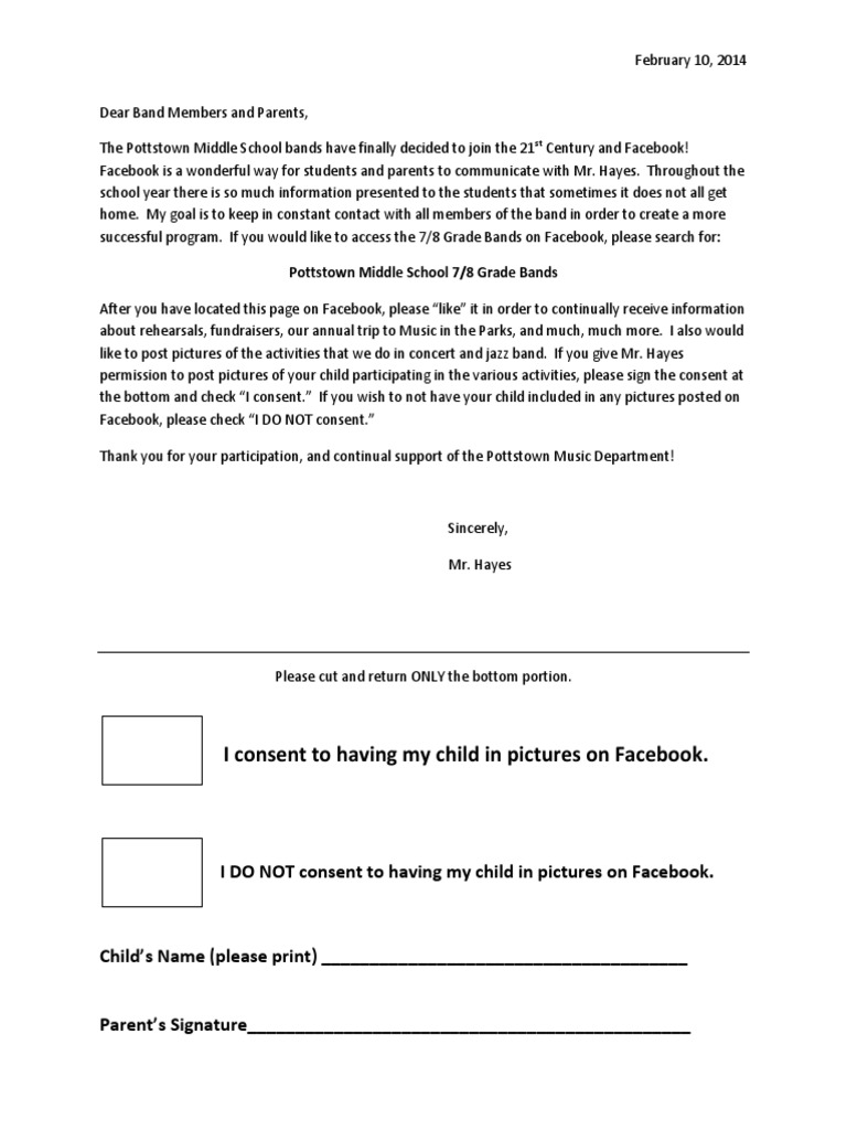 Facebook Consent | PDF