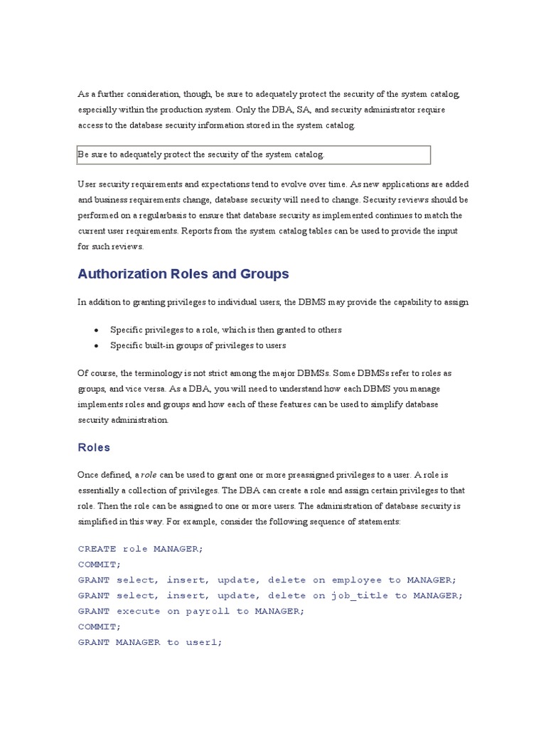 Database Administration - The Complete Guide To Practices and Procedures Cap14 p2 | PDF ...