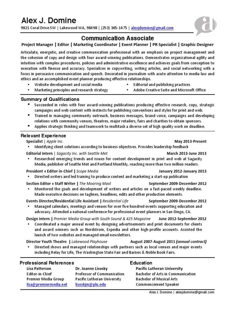 Professional Communication Resume | PDF | Communication | Business