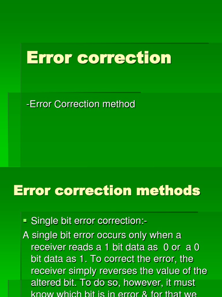 Hamming Code 11 | Error Detection And Correction | Areas Of Computer ...
