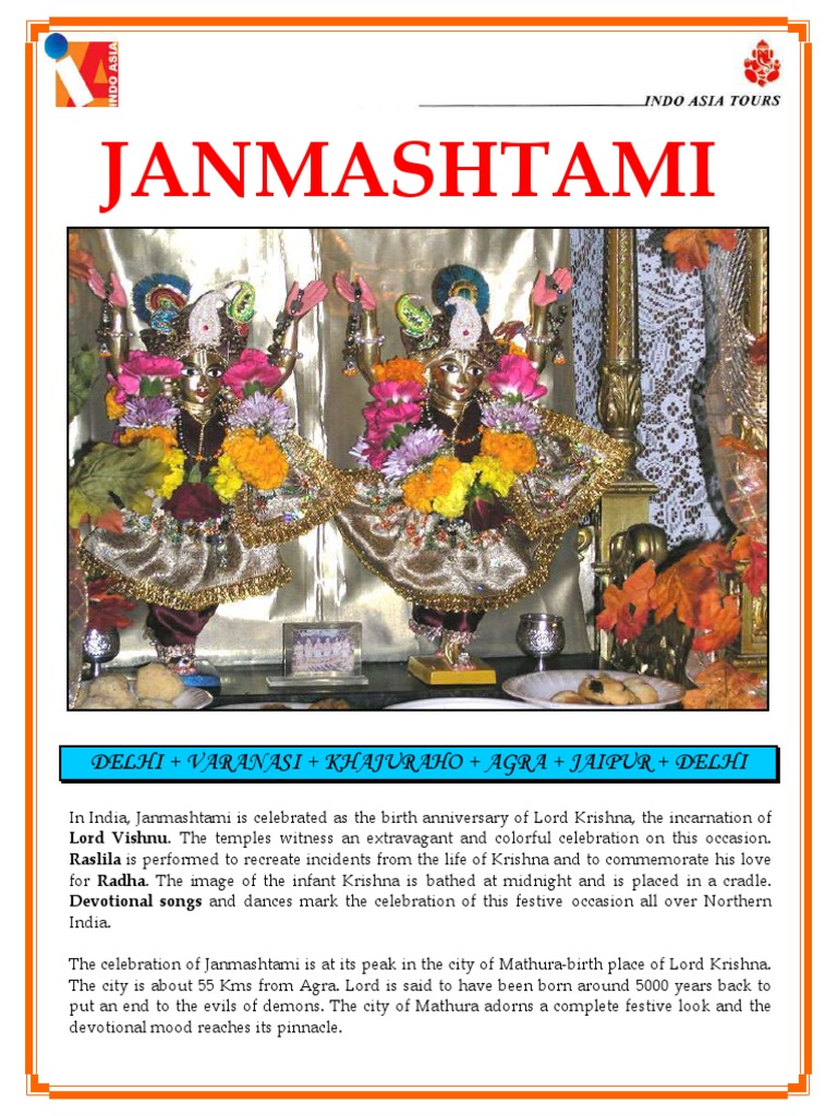 Janmashtami Festival India | PDF | Indian Religions | Jainism
