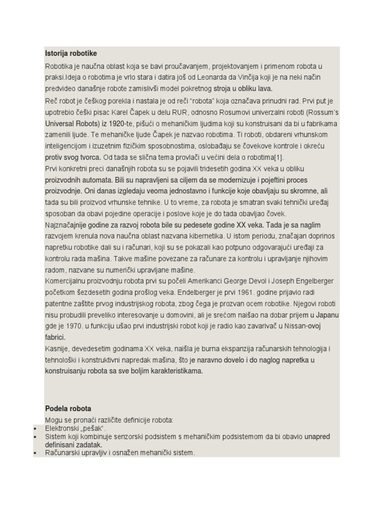 Robotika | PDF