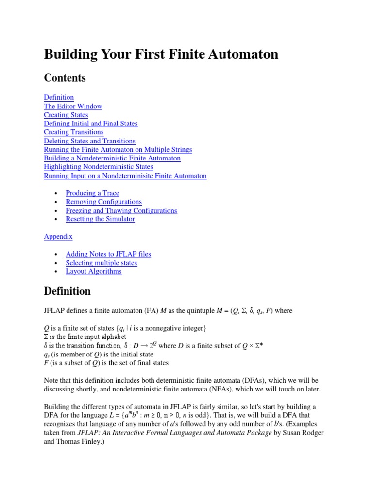 Tutorial 1 | PDF | Automata Theory | Formal Methods