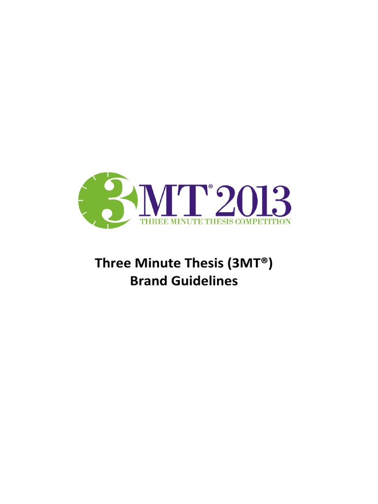3MT Logo Brand Guidelines | PDF | Brand | Trademark