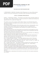 PD 603 - Child and Youth Welfare Code | PDF | Legal Guardian | Child ...