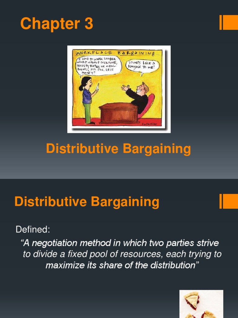 Distributive Bargaining Guide | PDF | Bargaining | Negotiation
