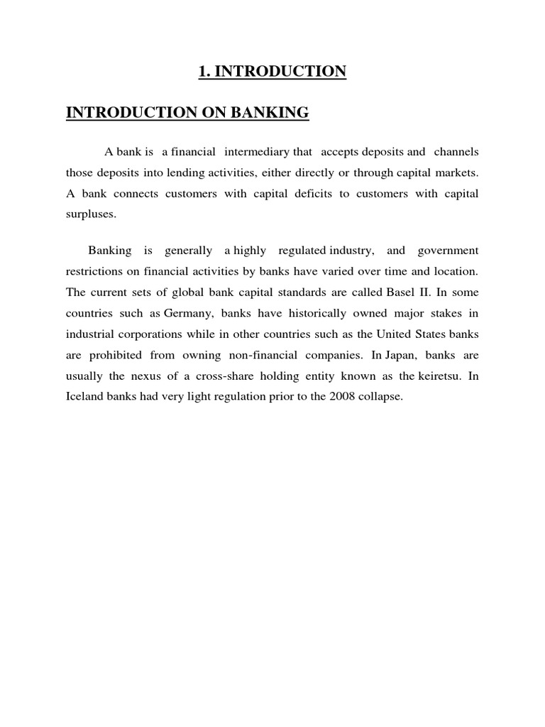 Banking Project. | PDF