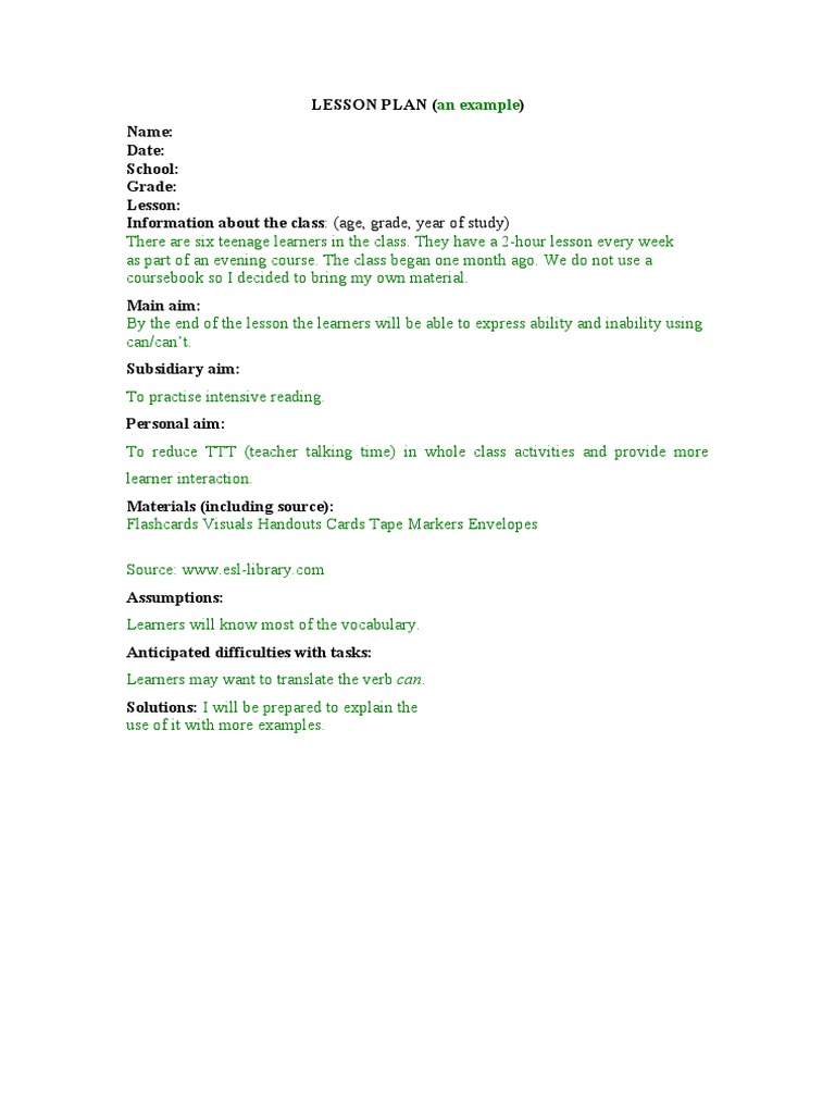 Plan de Lectie - Model | PDF | Cognitive Science | Semiotics