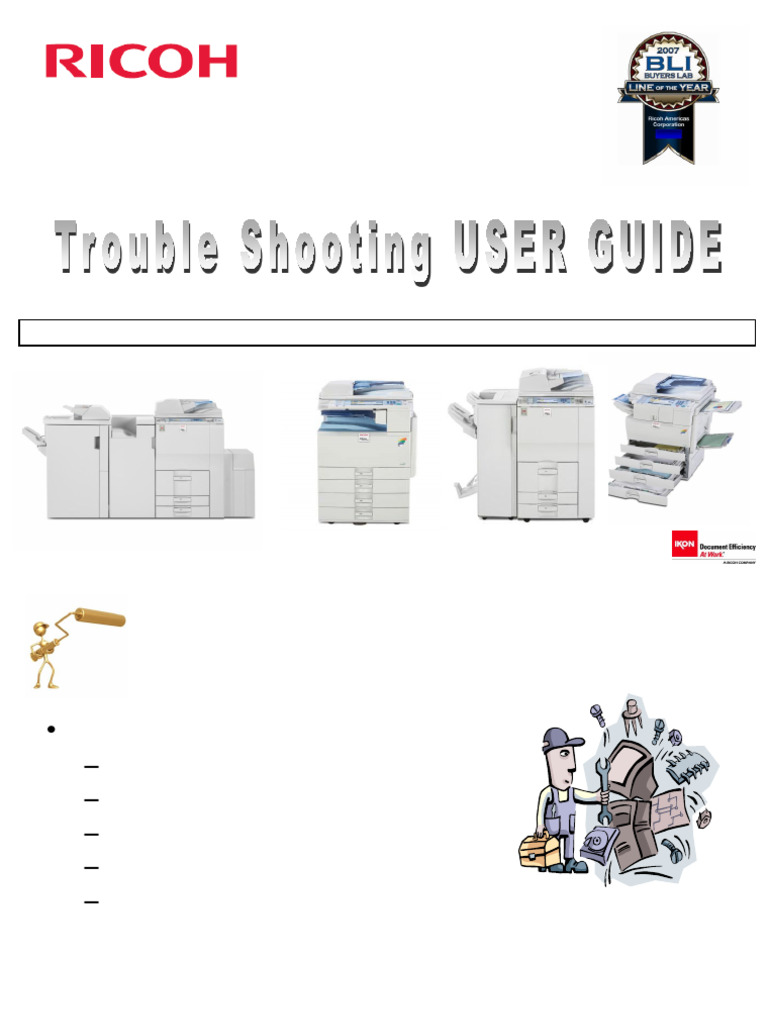 Basic Operator Troubleshooting and Maintenance Guide For Ricoh Copiers ...