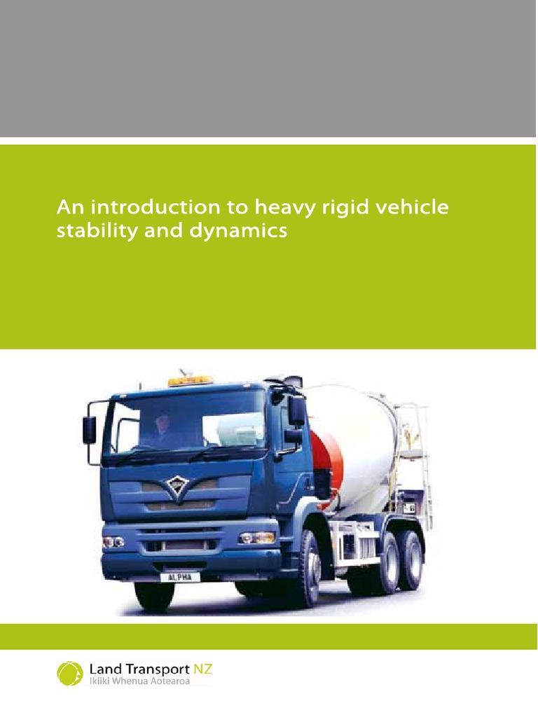 Heavy Vehicle Rigid Dynamics | PDF | Tire | Suspension (Vehicle)