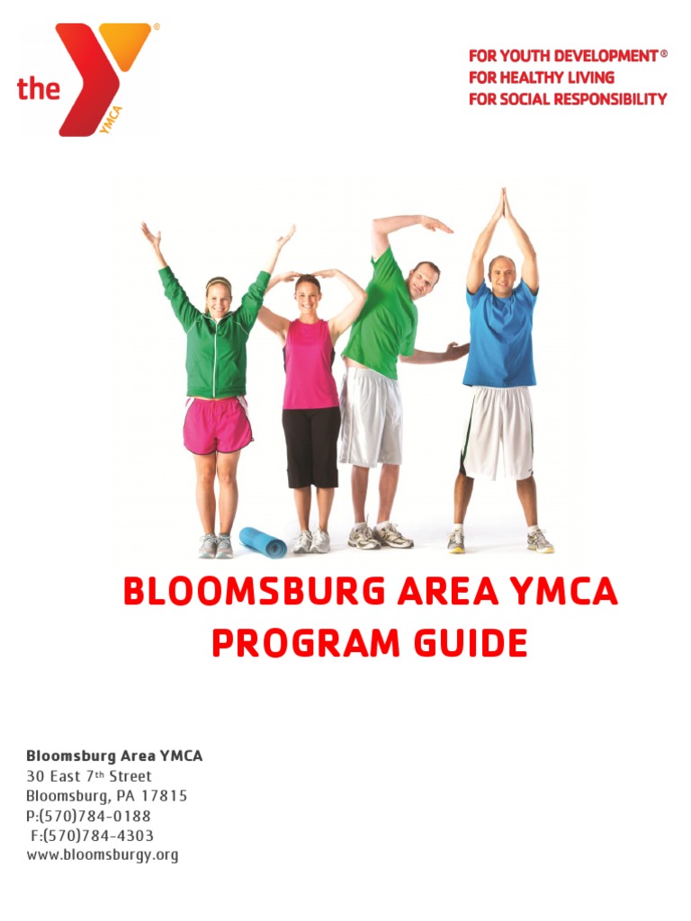 Bloomsburg Area Ymca Program Guide | PDF | Gymnastics | Physical Fitness