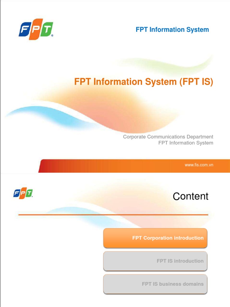 FPT Information System (FPT IS) | Download Free PDF | Cloud Computing ...