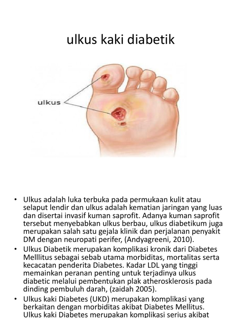 Ulkus Kaki Diabetik | PDF