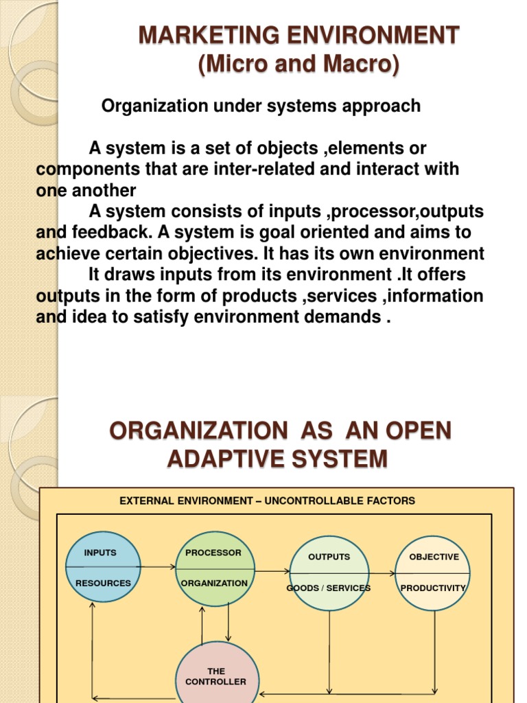 Marketing Environment (Micro and Macro) | PDF | Market Segmentation ...
