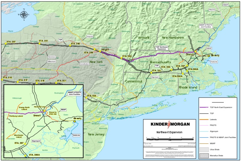 Kinder Morgan's Tennessee Gas Pipeline Northeast Expansion Dating From ...