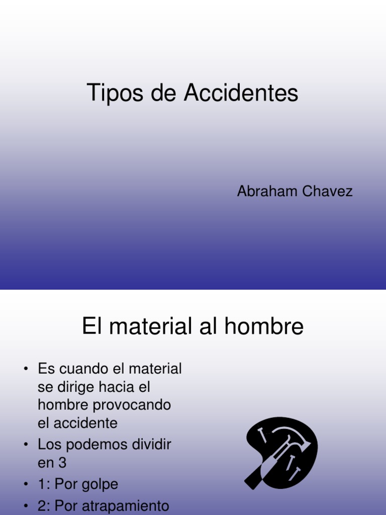 Tipos de Accidentes Laborales | PDF | Movimiento (física) | Science