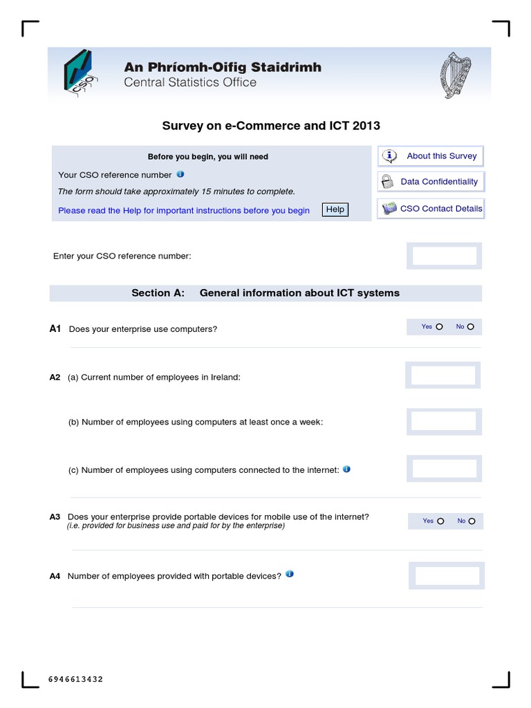 ICT Survey or Questionnaire | PDF | Internet Access | Social Media