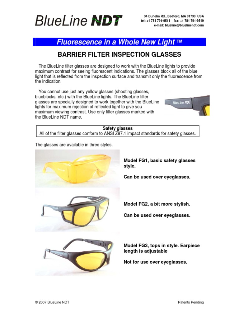 BlueLine Filter Glasses | PDF | Home & Garden