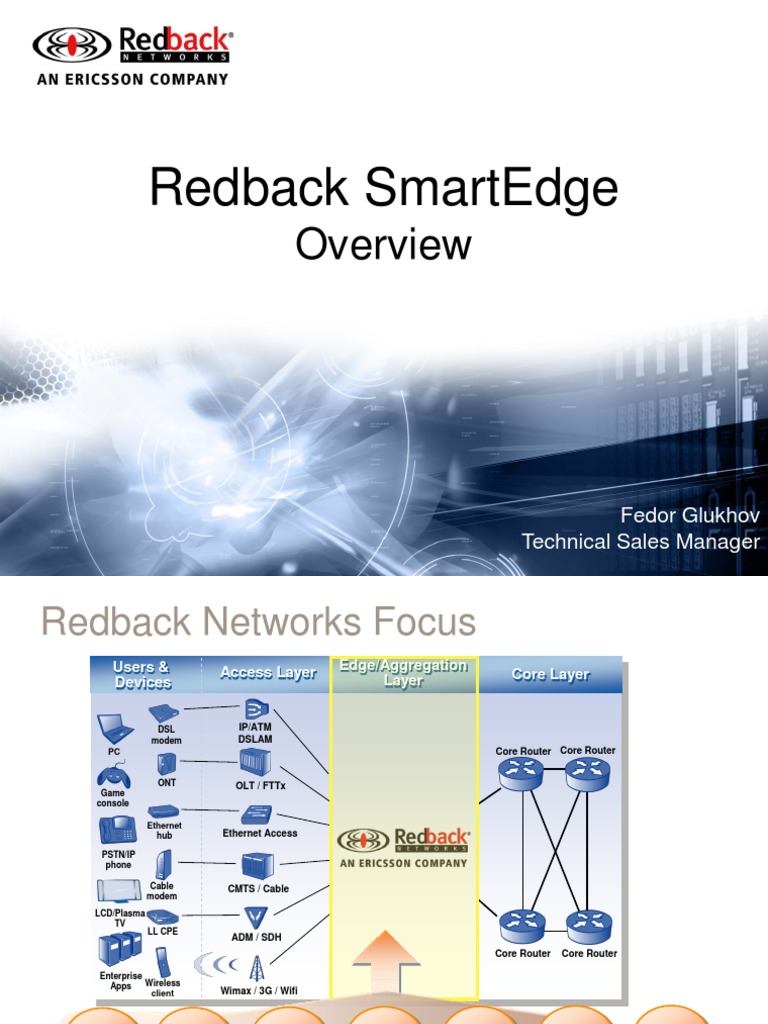 Redback Overview | PDF | Virtual Private Network | Multiprotocol Label ...