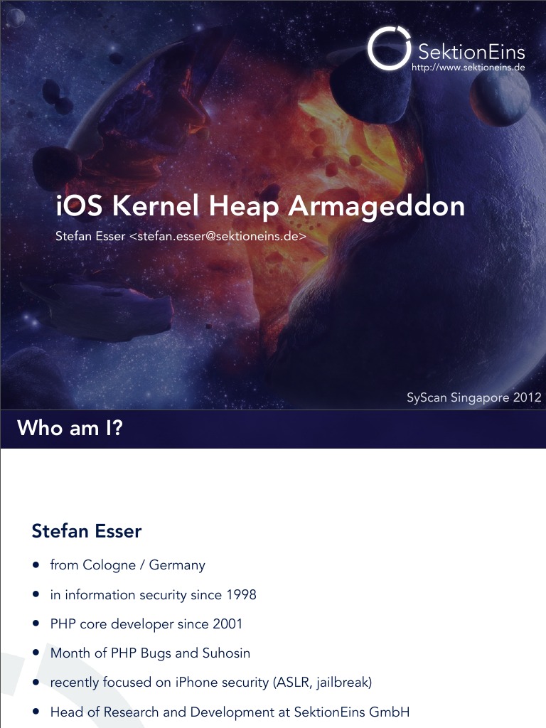 iOS Kernel Heap Armageddon | PDF | Computer Programming | Operating System Technology
