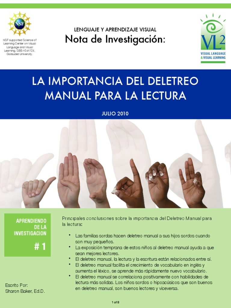 Deletreo Manual para La Lectura | PDF | Lectura (proceso) | Palabra