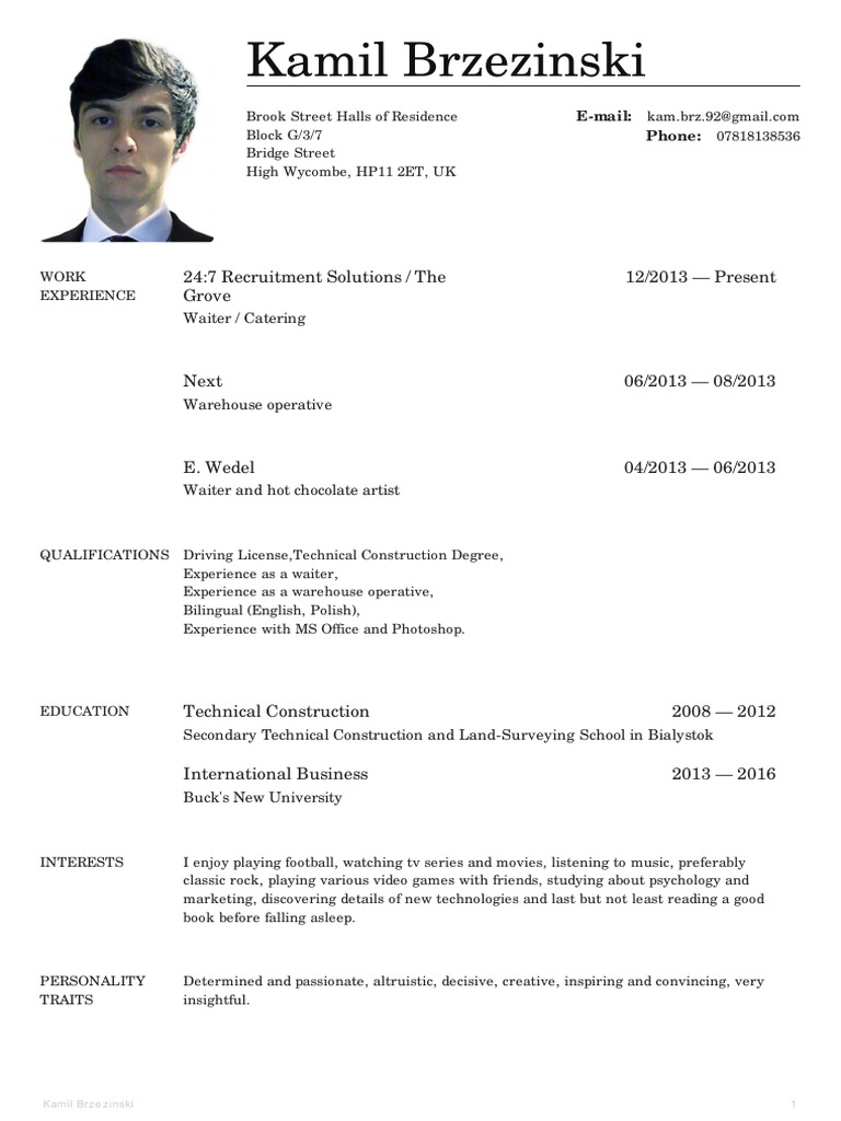 My CV | PDF | Career & Growth | Art