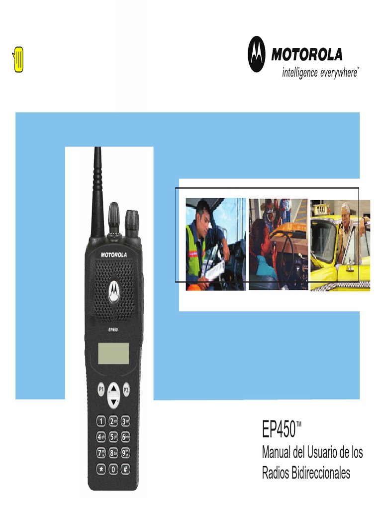 Manual Motorola EP450 Esp | PDF | Propiedad intelectual | Batería ...