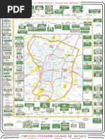 Mapas Anillo Periférico & Circuito Interior CD de Mexico | PDF