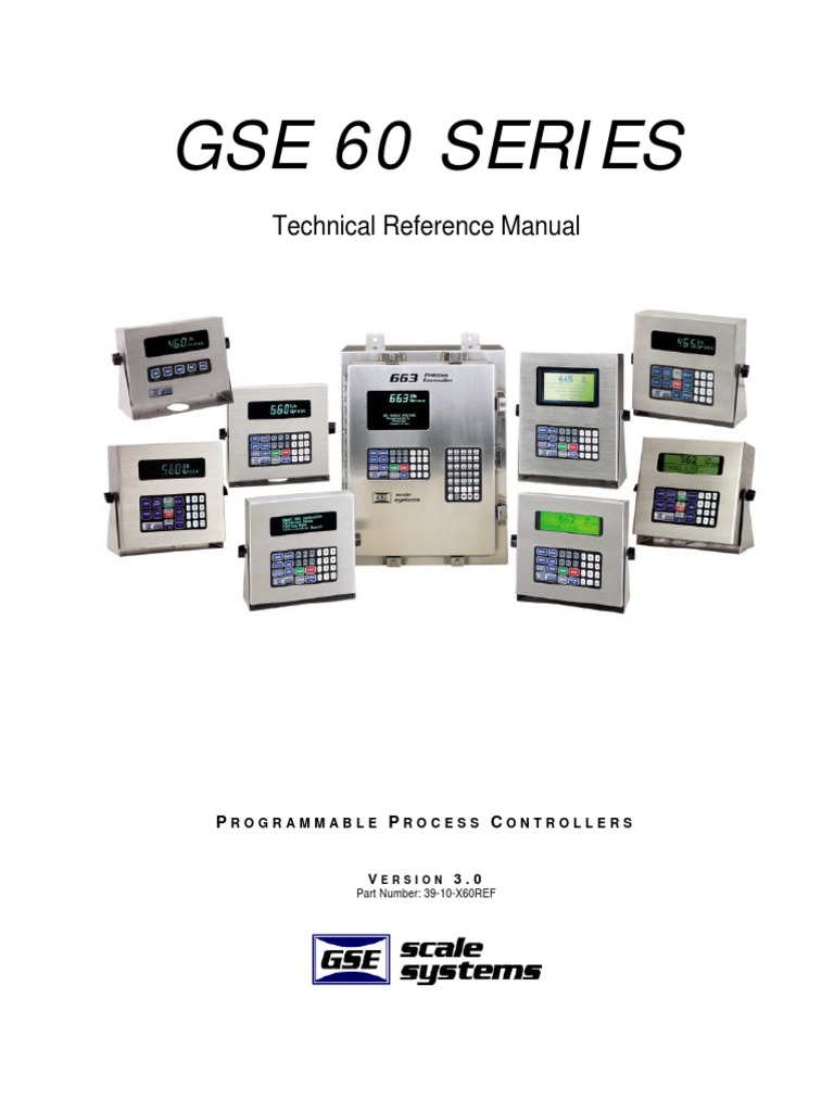 GSE 60 Series Technical Reference | PDF | Parameter (Computer ...