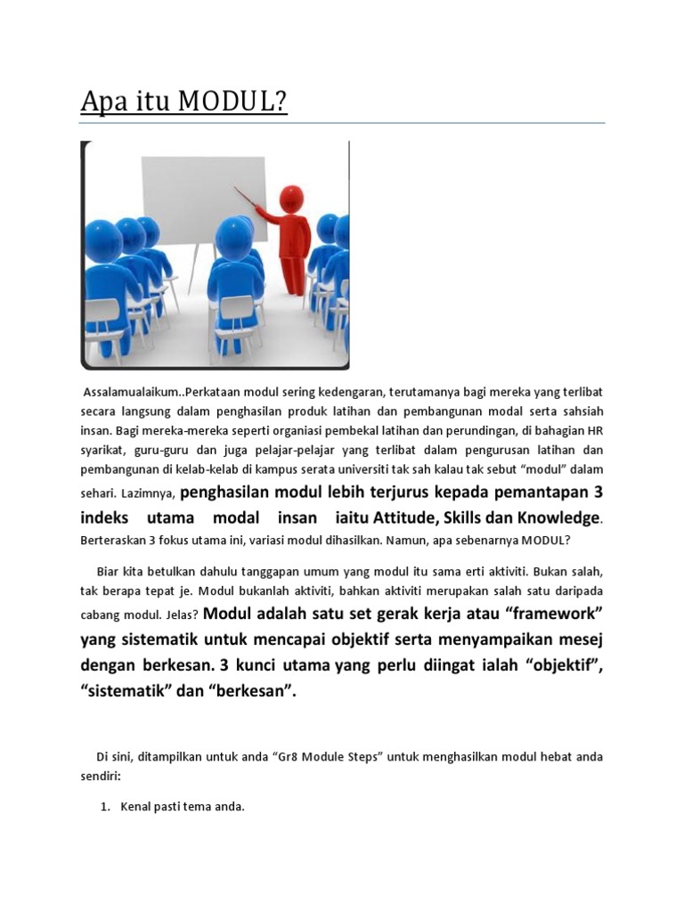 Apa Itu Modul | PDF