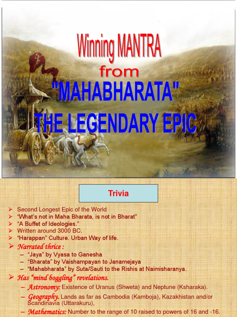 Mahabharata Original Language – Mahabharata In English – FYNSR