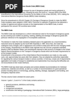 MO41 Template | Dangerous Goods