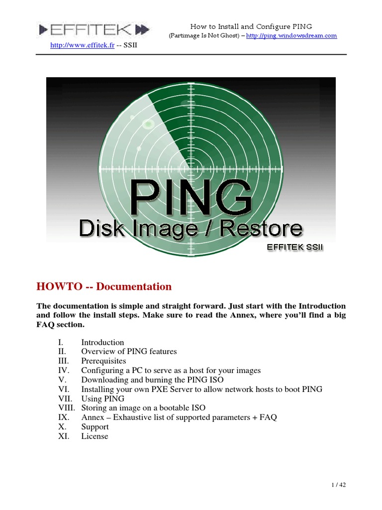 PING Howto PDF | PDF | Booting | Computer Hardware