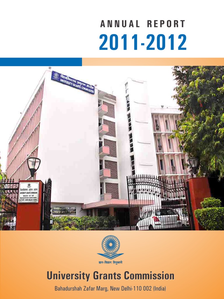 UGC Annual Report - 2011-2012 | PDF | University | Postgraduate Education