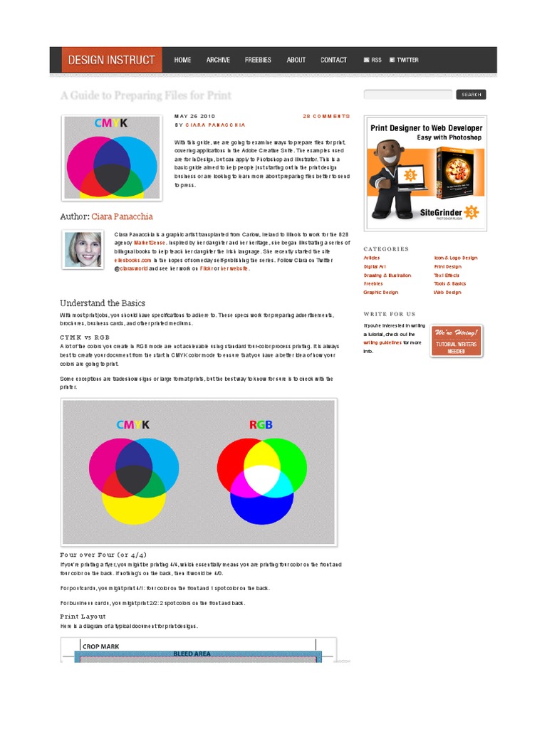 A Guide To Preparing Files For Print | PDF | Graphic Design | Printing