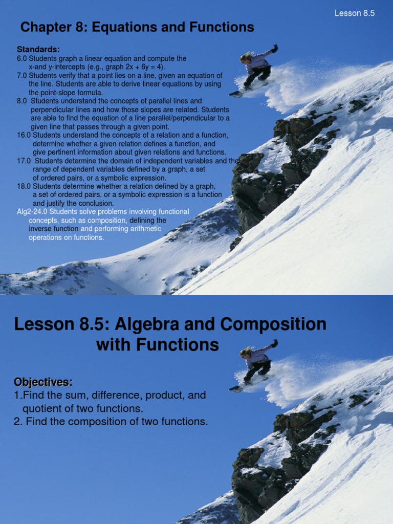 Functions: Operations and Composition | PDF | Function (Mathematics ...